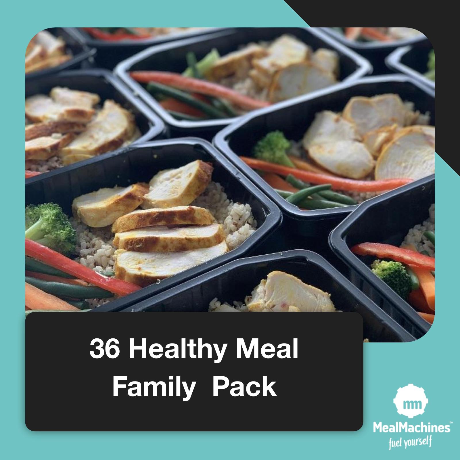 36 Meal Family Home Delivered Pack | Healthy Ready Made Meal Delivery ...